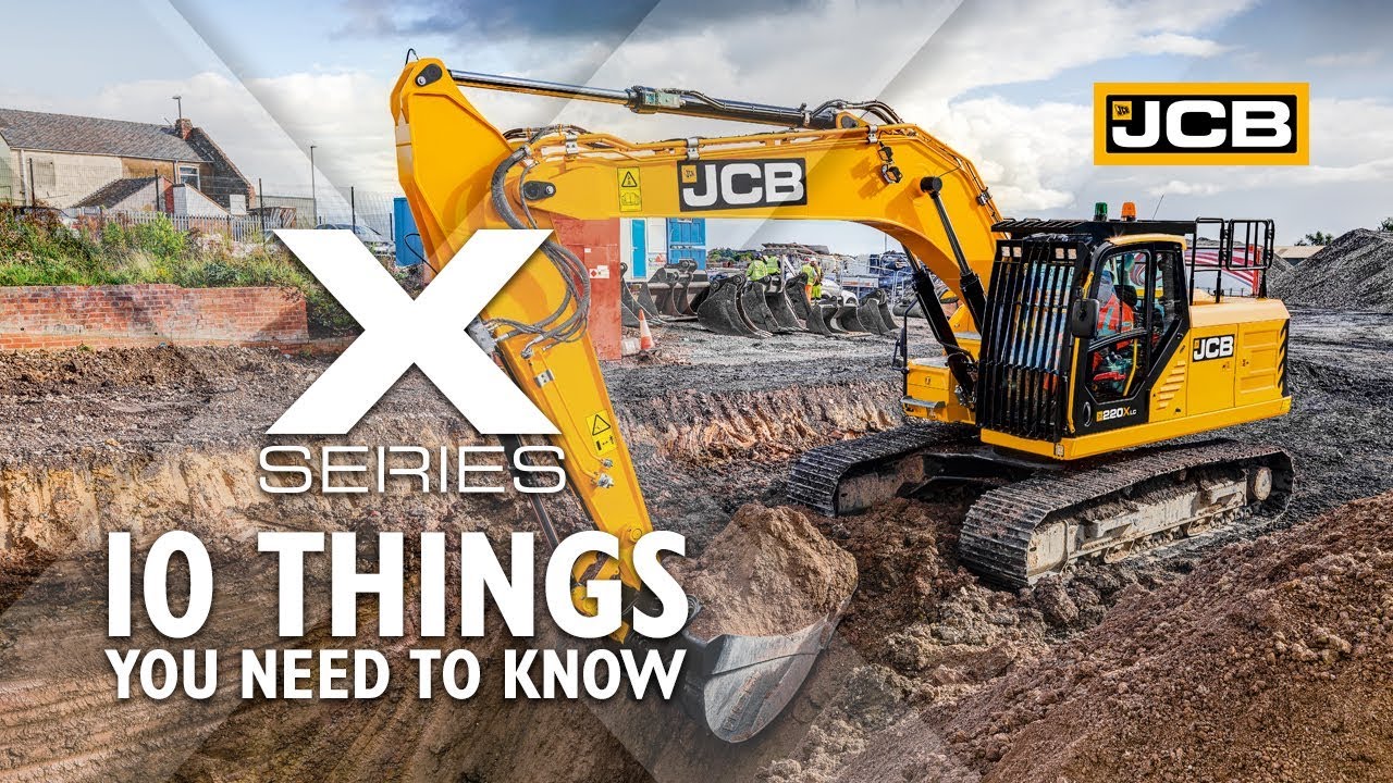 JCB X Series Tracked Excavator – 10 Things that you need to know - YouTube