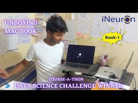 Apple MacBook Air M1 Unboxing | Data Science Challenge Winner | Jay Prakash Bind | ineuron - YouTube