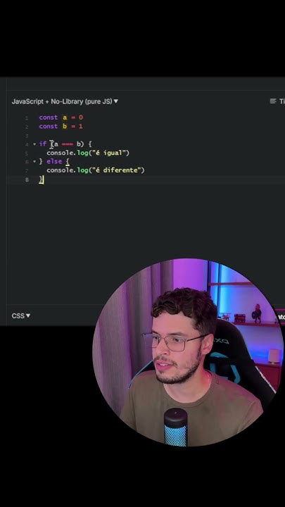 Como fazer comparações no Javascript, o último é o mais diferente - YouTube