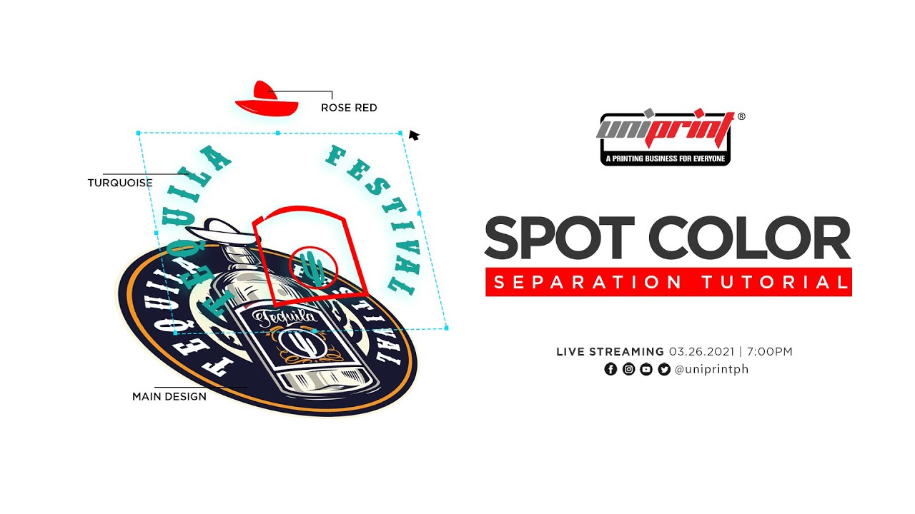FB LIVESTREAMING: Spot Color Separation Tutorial - YouTube