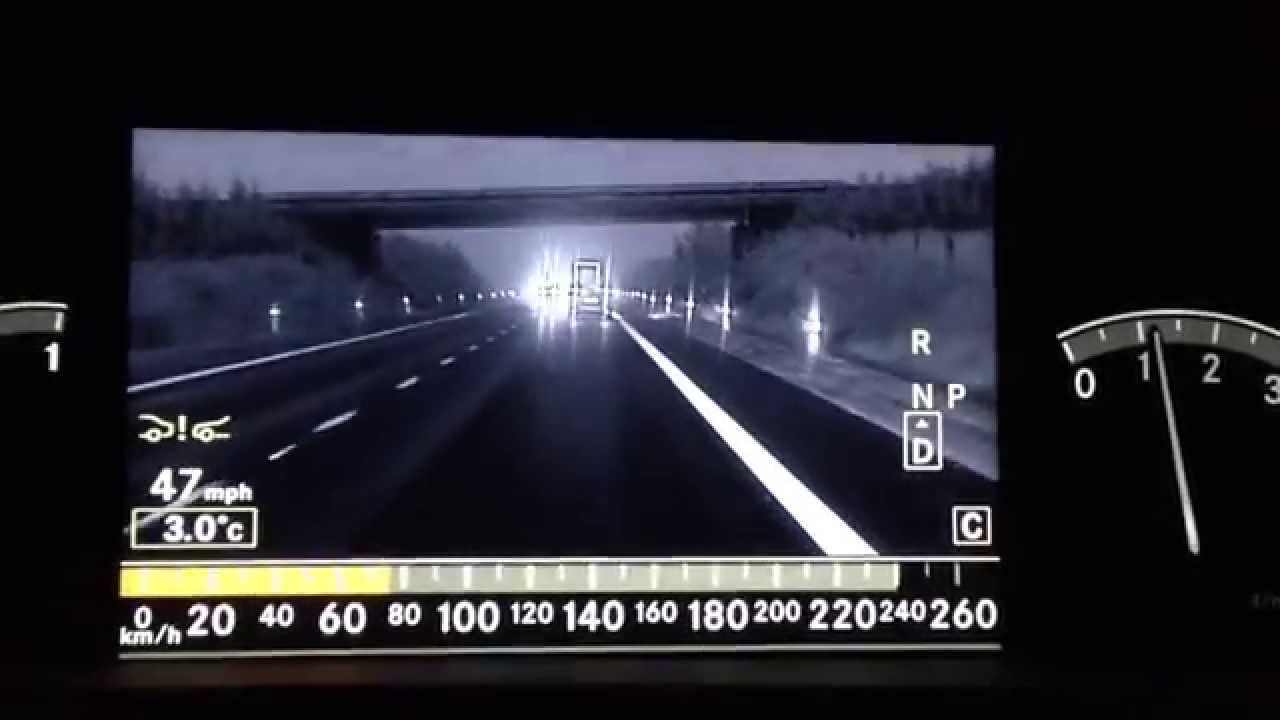 Mercedes-Benz CL500 NIGHT VISION - YouTube