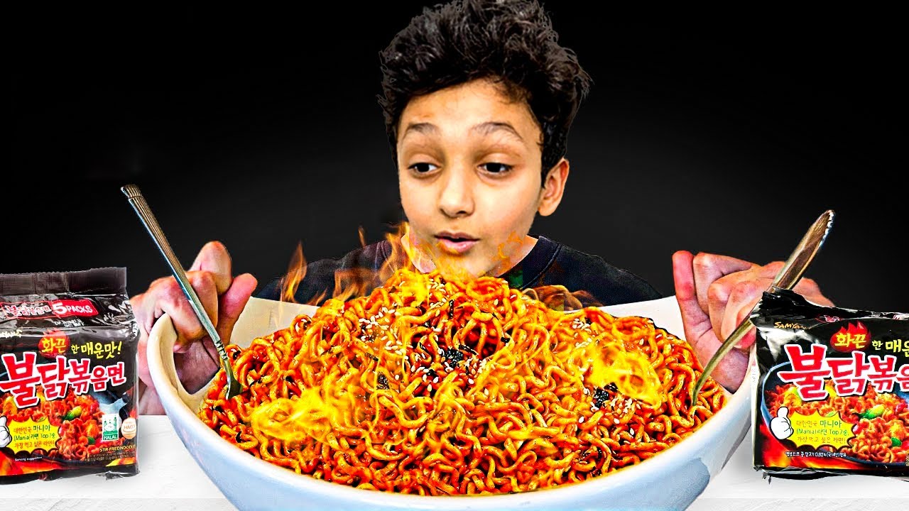 Extreme Spicy Korean Fire Noodles Challenge 🔥🔥 - YouTube