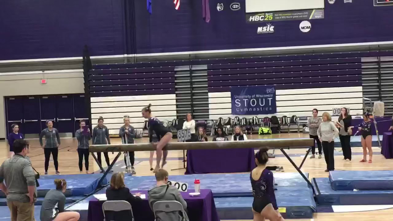 College Beam Routine - YouTube