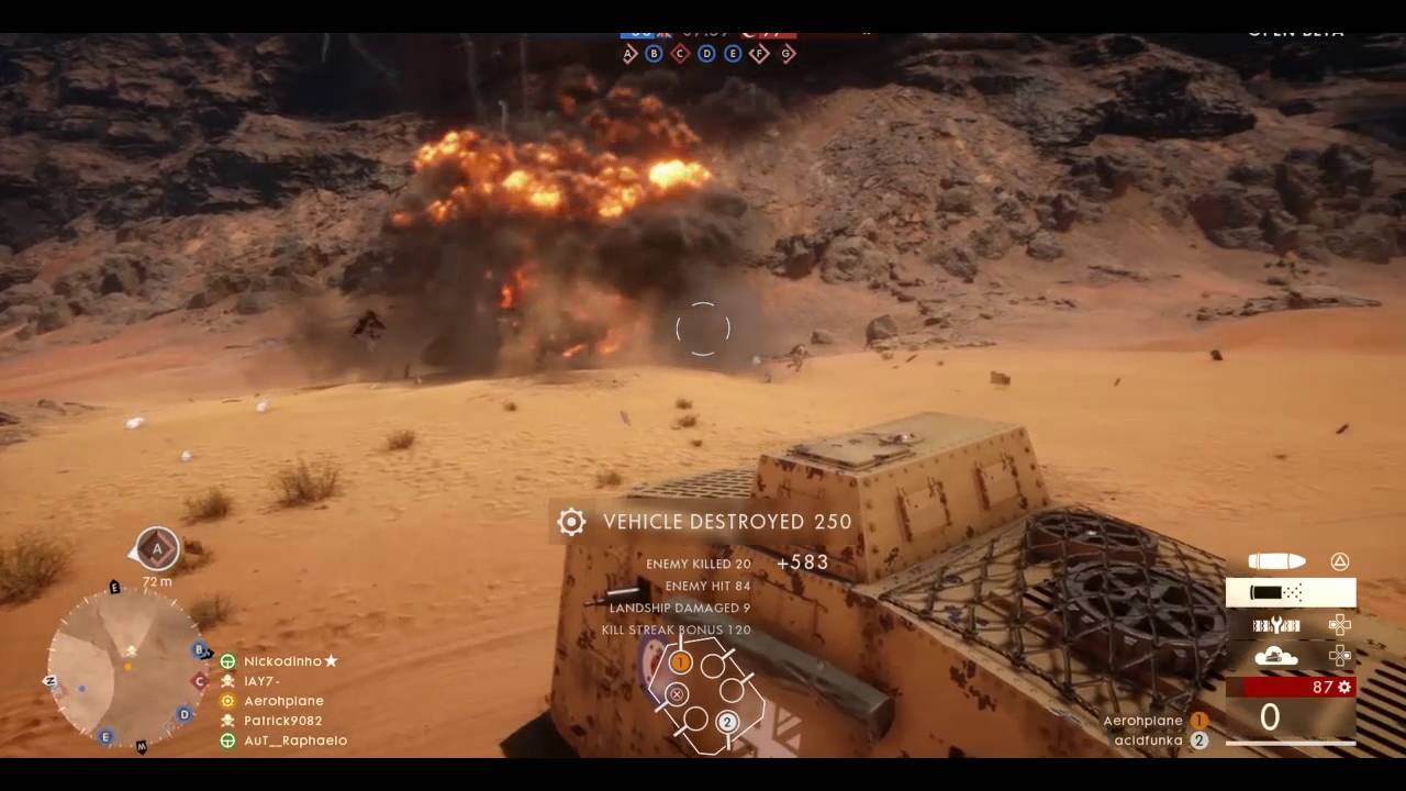 BF1 Open Beta | 29 killstreak tank gameplay - YouTube