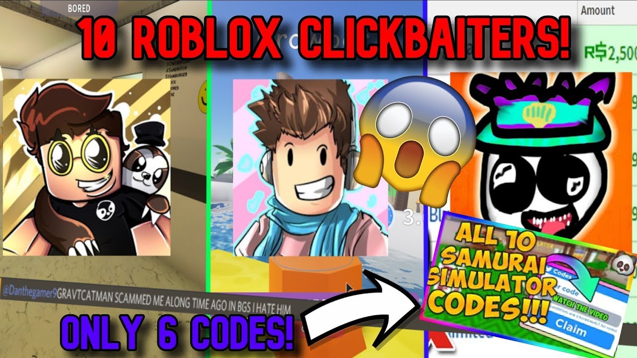 *10* ROBLOX YOUTUBERS THAT CLICKBAIT! - YouTube