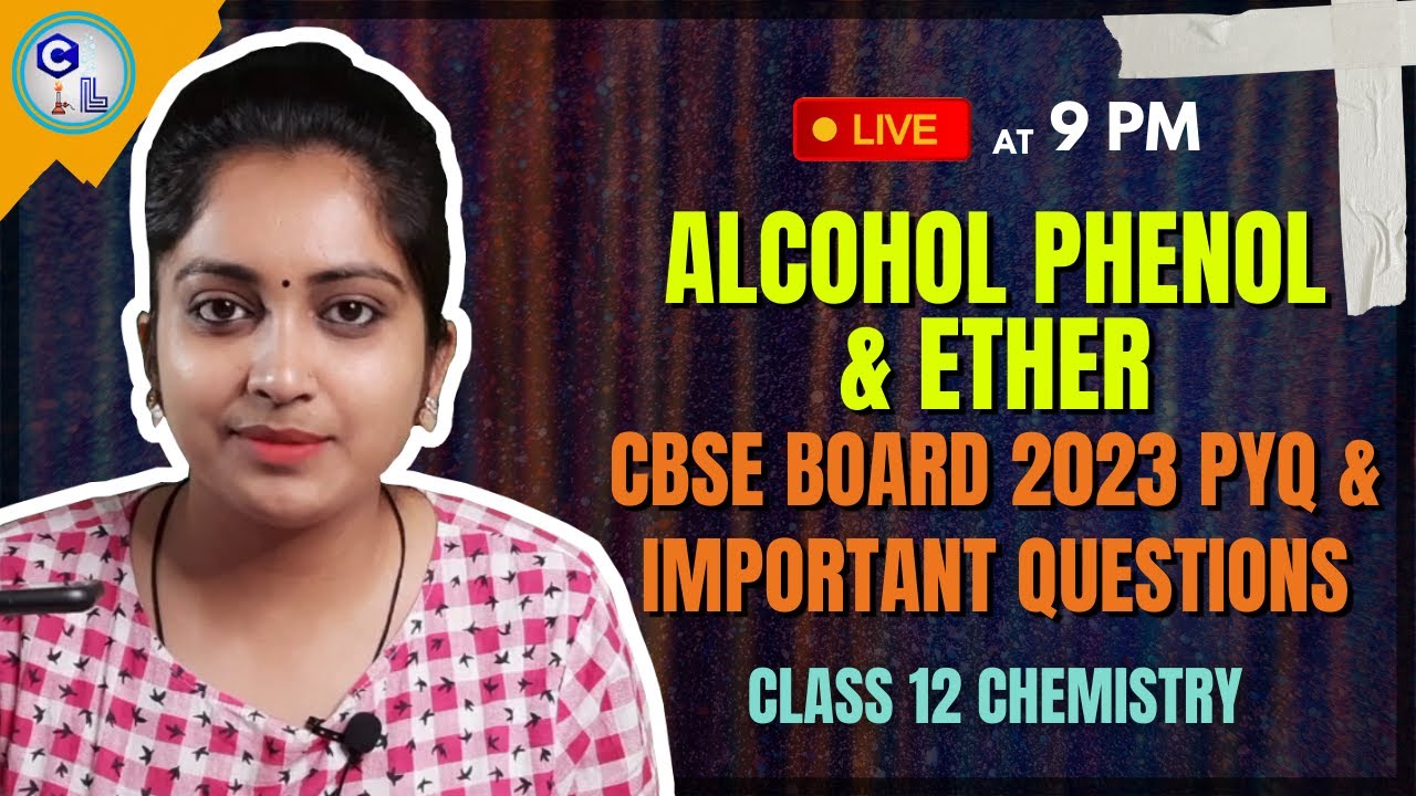 PYQ of Alcohol Phenol and Ether | Chemistry Class 12 Important ...