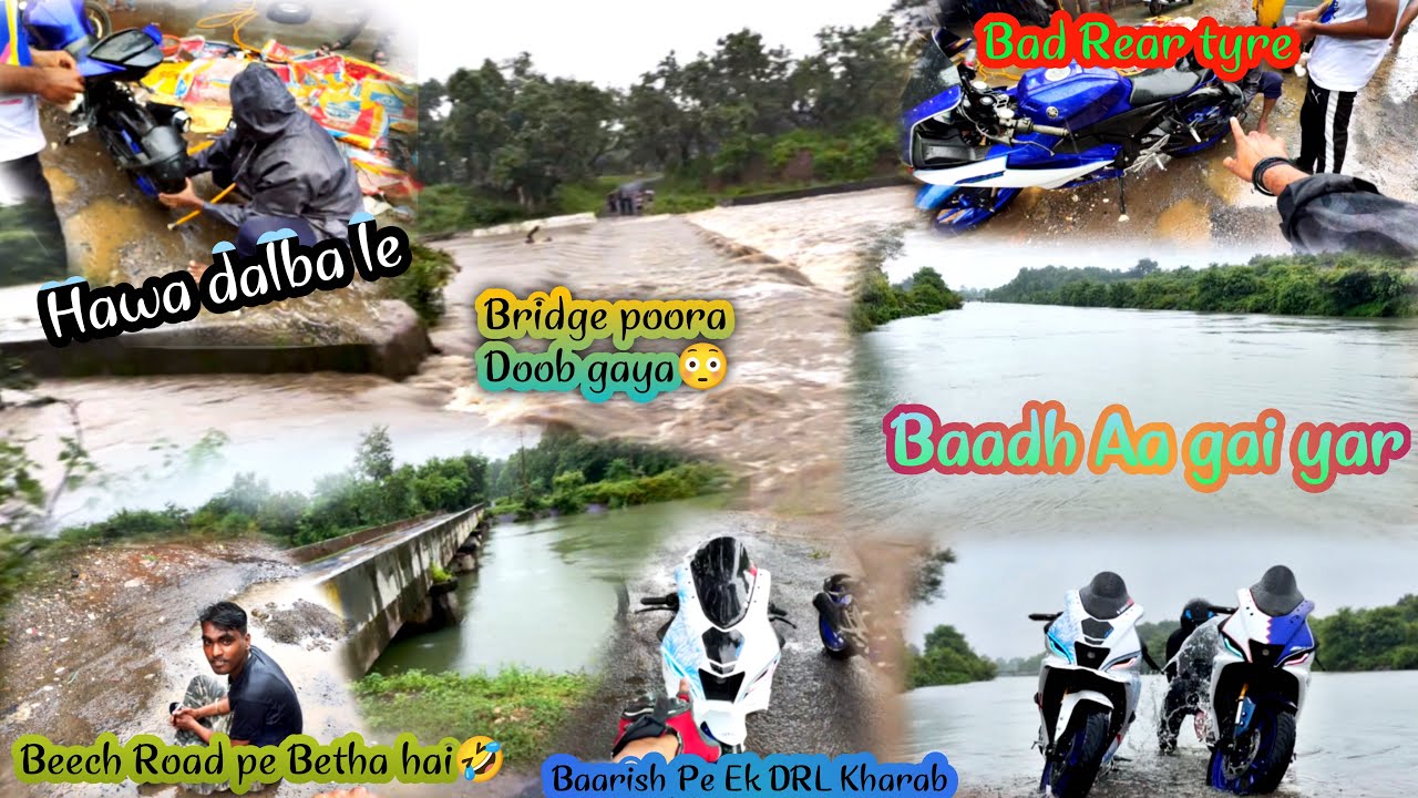 Baadh Aa Gai😳 3 August 2023 || yaar bridge poora doob gaya R15 v4 ki ek ...