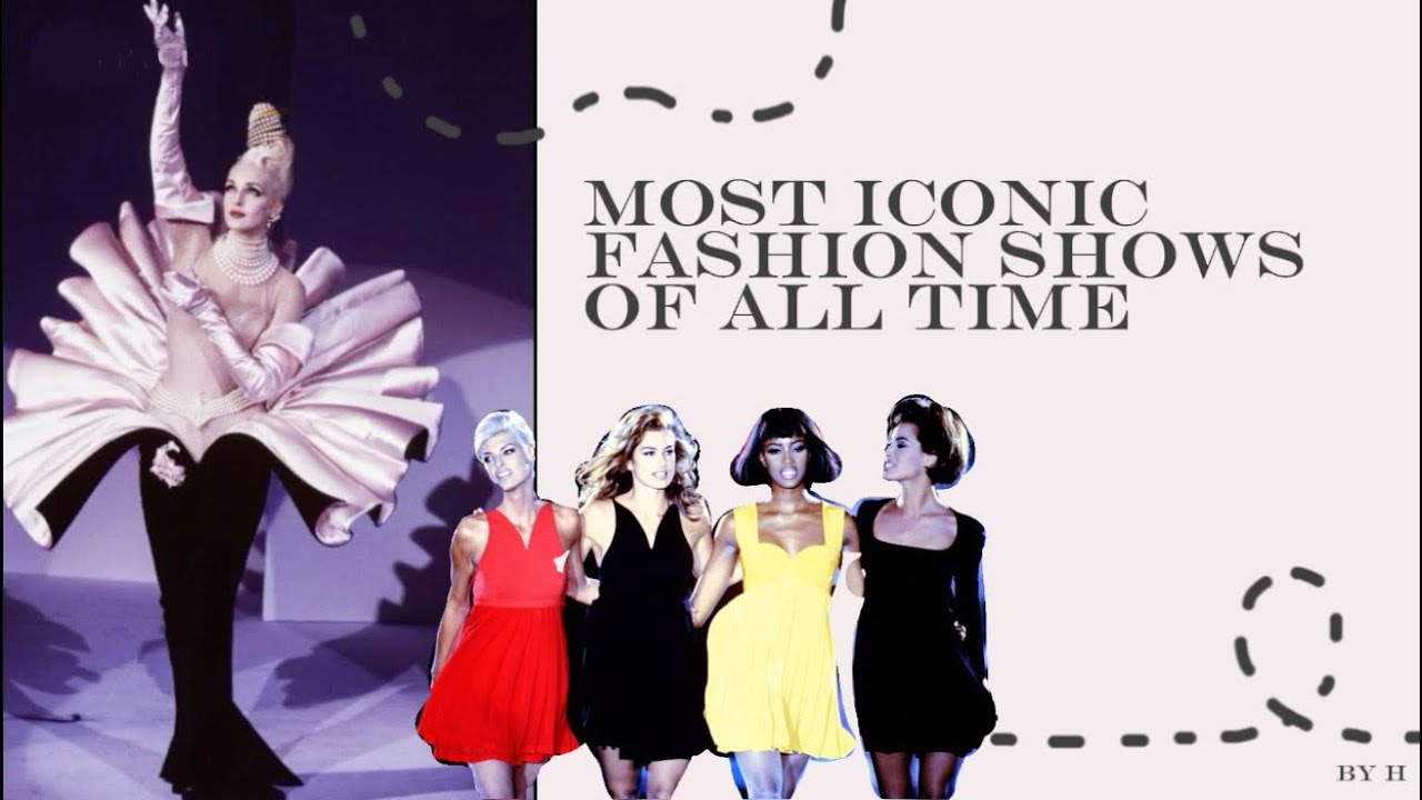 TOP 5 most ICONIC fashion shows of ALL TIME ft. Mugler, Versace & more ...