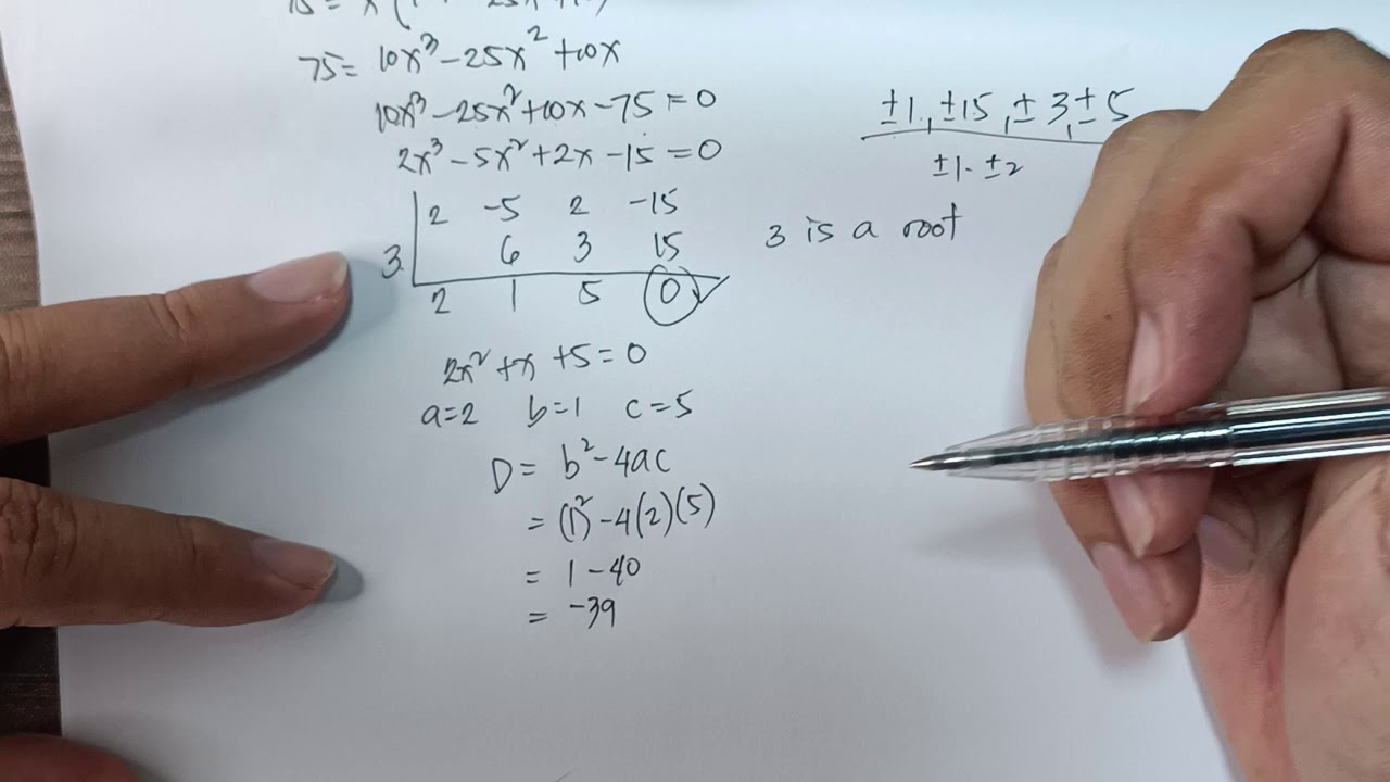 Word Problems Involving Polynomial Equations YouTube Word Problems Involving Polynomial Equations YouTube