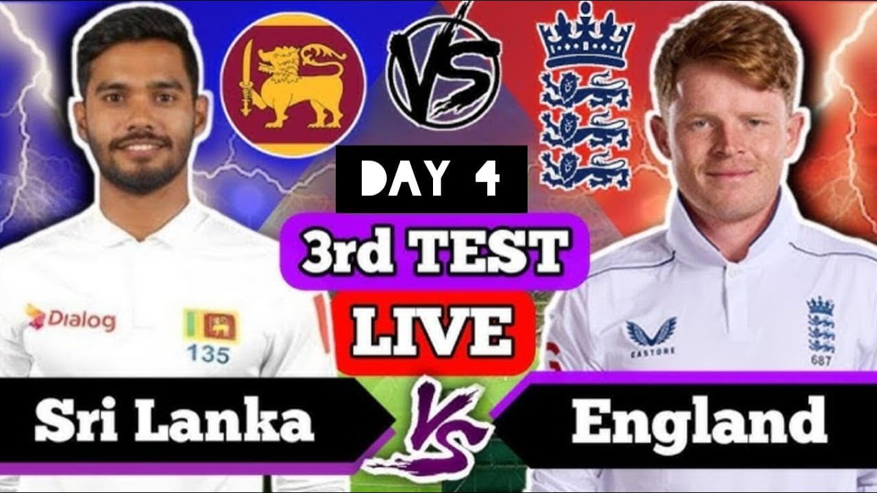 SRILANKA V/S ENGLAND | 2nd TEST| Live Score & Commentary | Oval | Cric ...