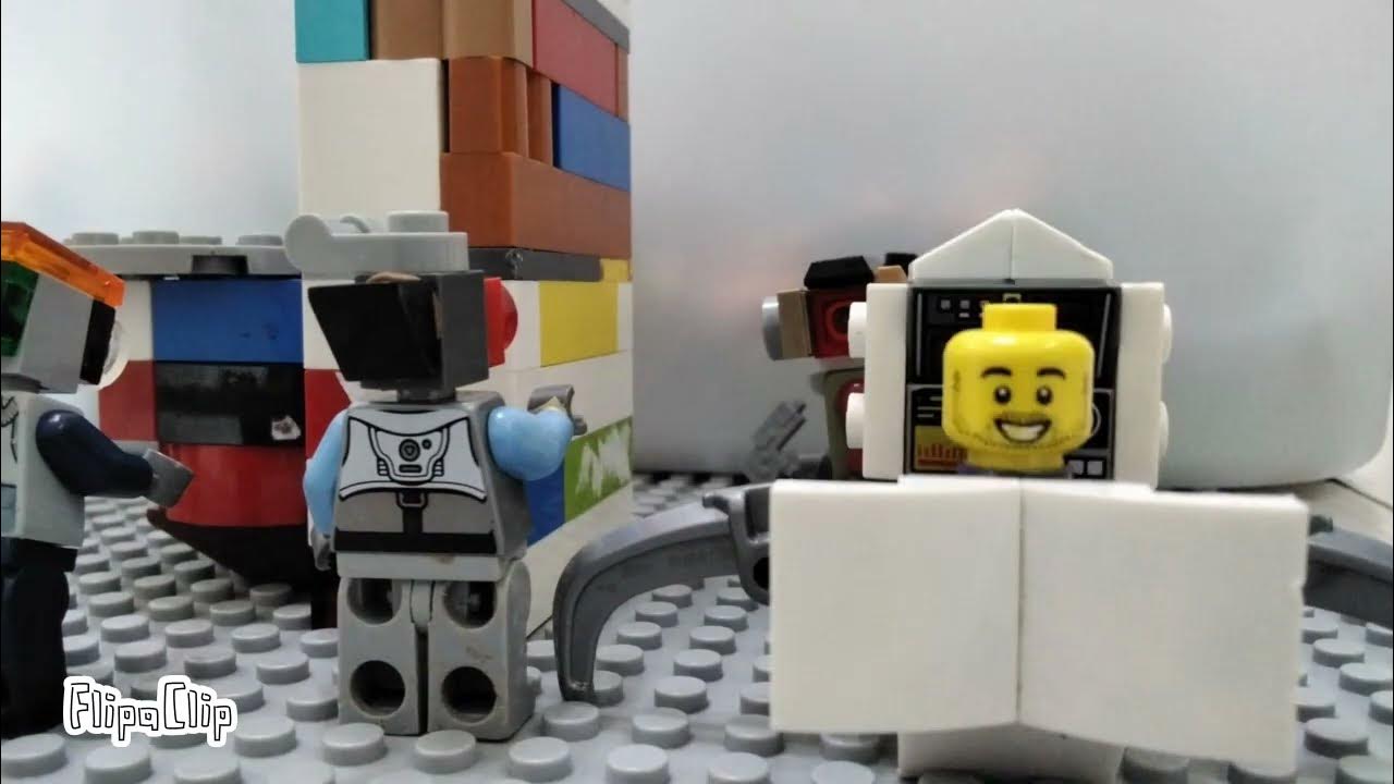 How to make cameraman and glich toilet lego stop motion animation - YouTube