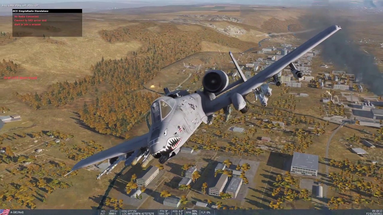 A-10C Gun Run Practice - YouTube