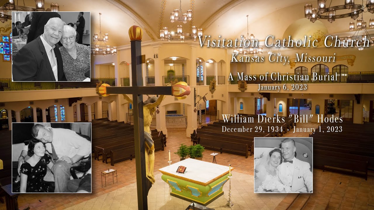 A Mass of Cristian Burial. Visitation Catholic Church, KCMO, January 6 ...