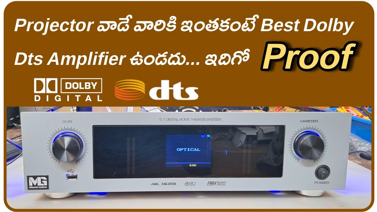 Best Dolby Digital Dts Amplifier For Projectors | Audio Testing in ...