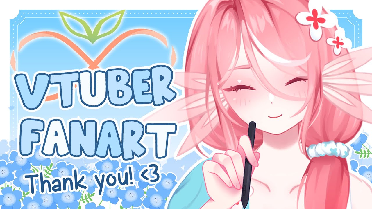 【VTUBER FANART】Big fanart for EIEN project ₊ ⊹ Thank you ♡ - YouTube