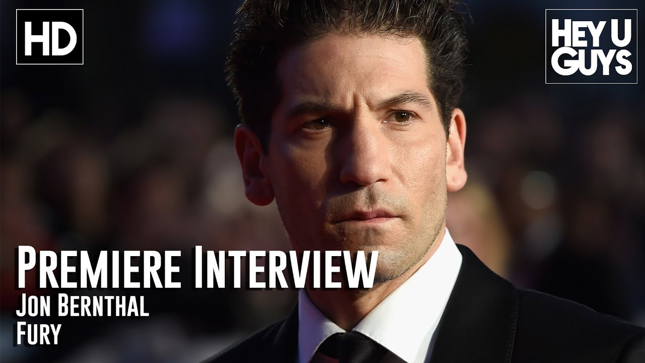 Jon Bernthal Interview - Fury Premiere - YouTube