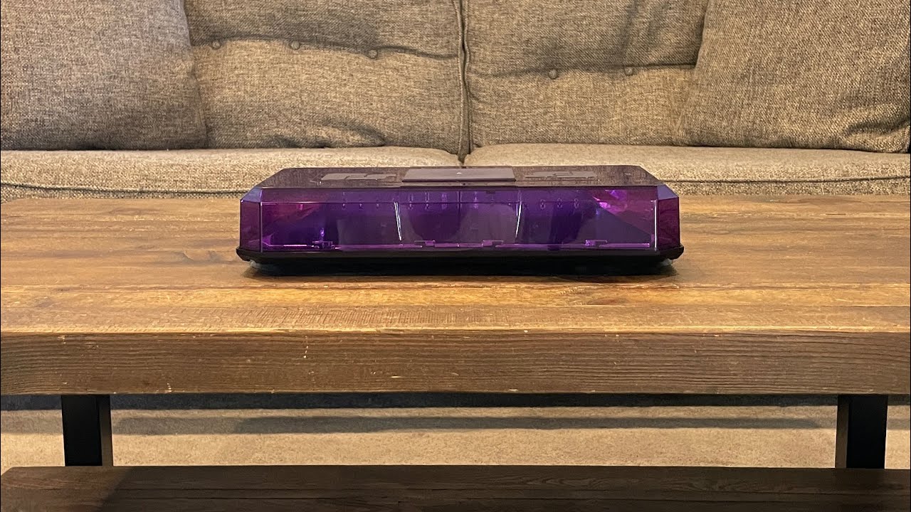 Federal Signal Highlighter Solaris LED Light Bar, NOS Magenta Dome ...