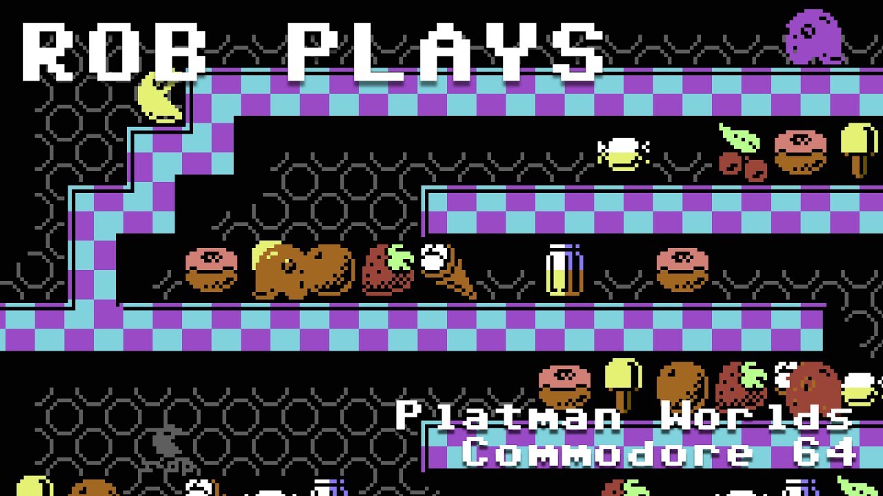 Platman Worlds on Commodore 64 - Rob Plays - YouTube