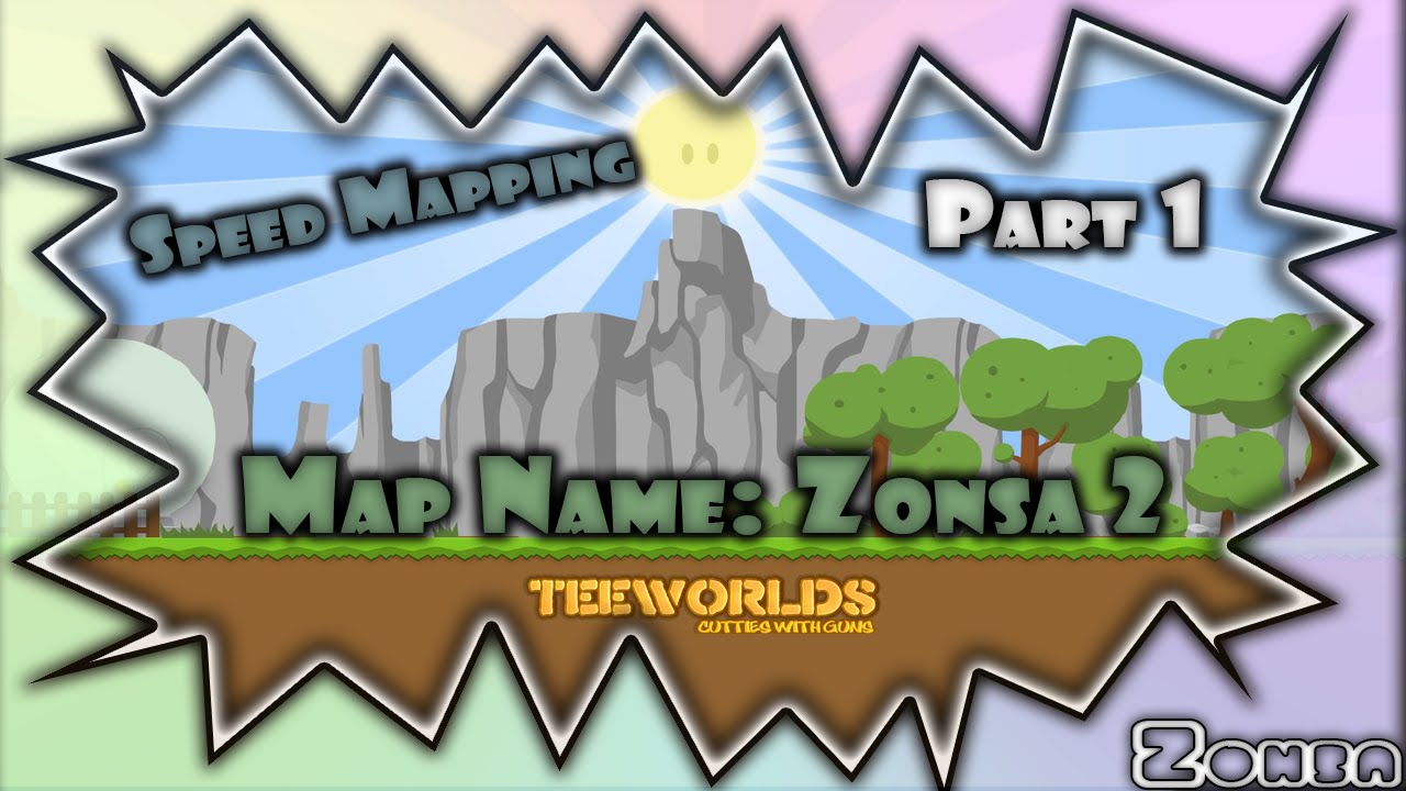 Teeworlds -- Speed-Mapping - Map 2 - Part 1 ★ - YouTube