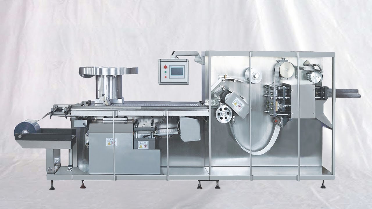 high speed tablets pills blister packaging MC PVC alu film forming ...