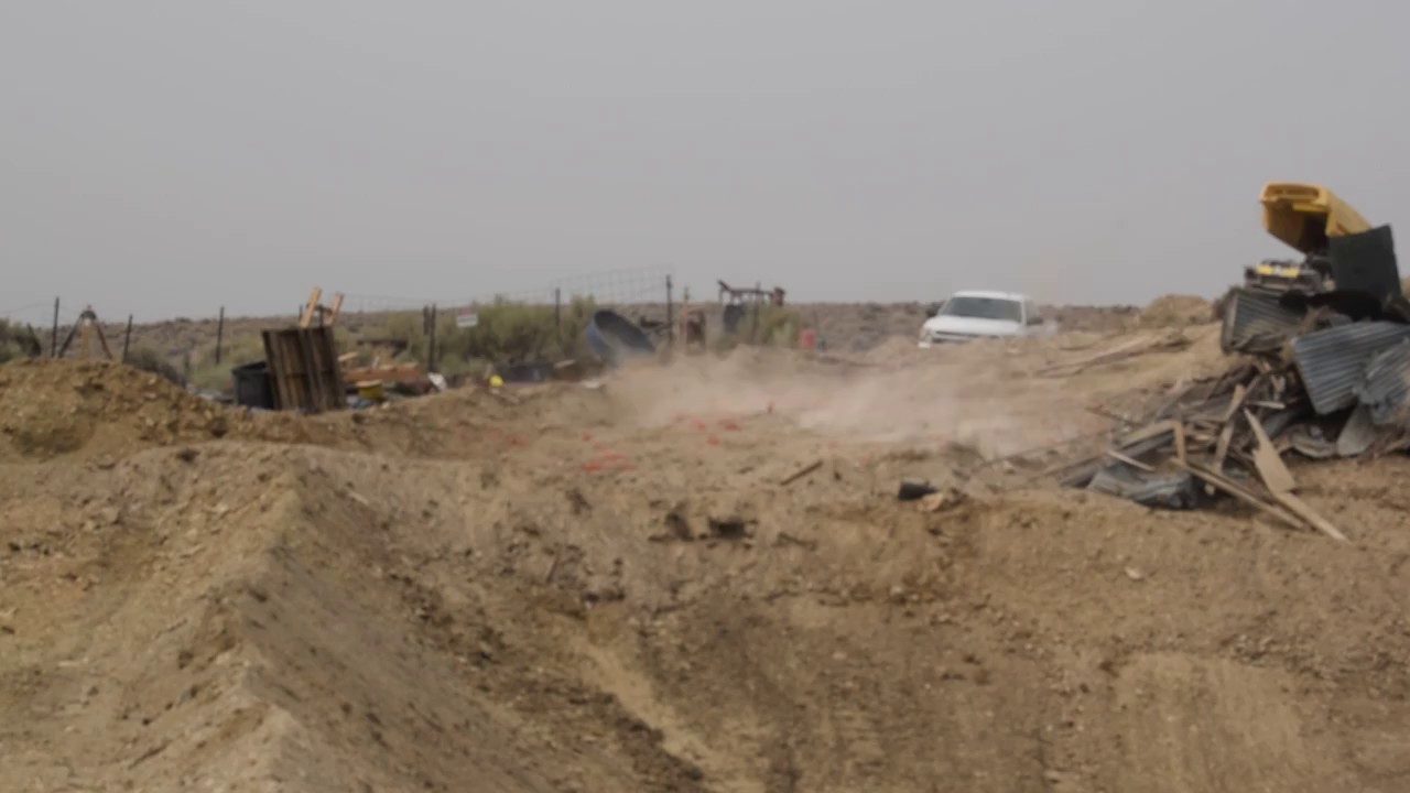 Surface Blast at the Gold Ribbon Mine - YouTube