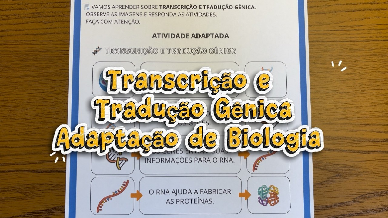 Transcrição e Tradução Gênica (Adaptação em PDF) - YouTube