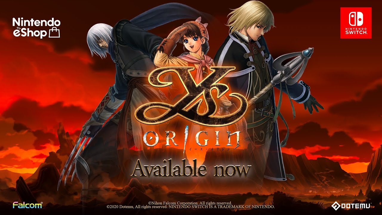 Ys Origin Nintendo Switch Release Trailer