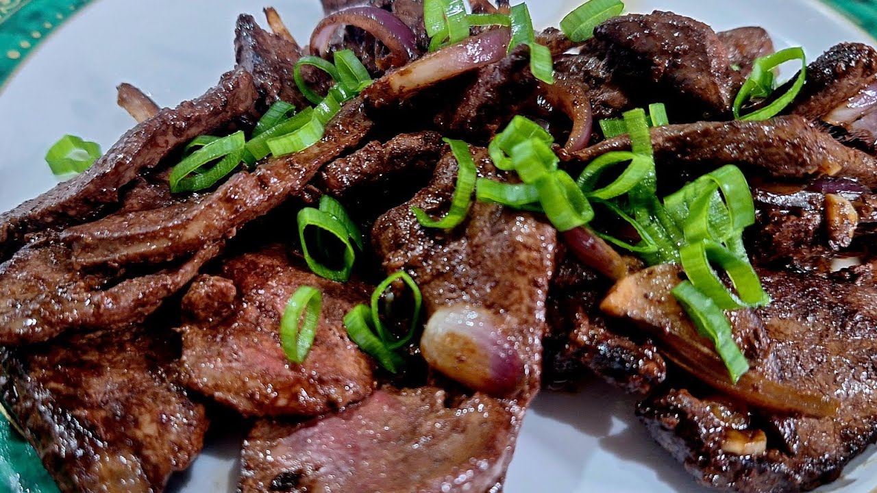 How to cook pork liver/Simple living with Laarni - YouTube