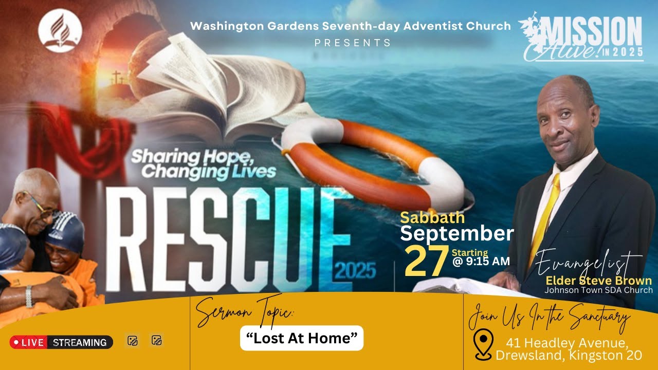 Sharing Hope, Changing Lives Rescue Series l Evangelist Elder Steve ...