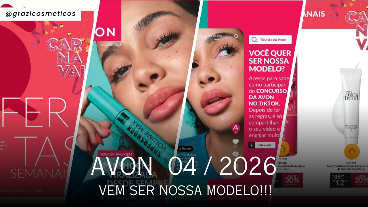 AVON CAMPANHA 04/2026 - TOPS DA AVON ESCOLHIDO PELAS BLOQUEIRAS E POR ...