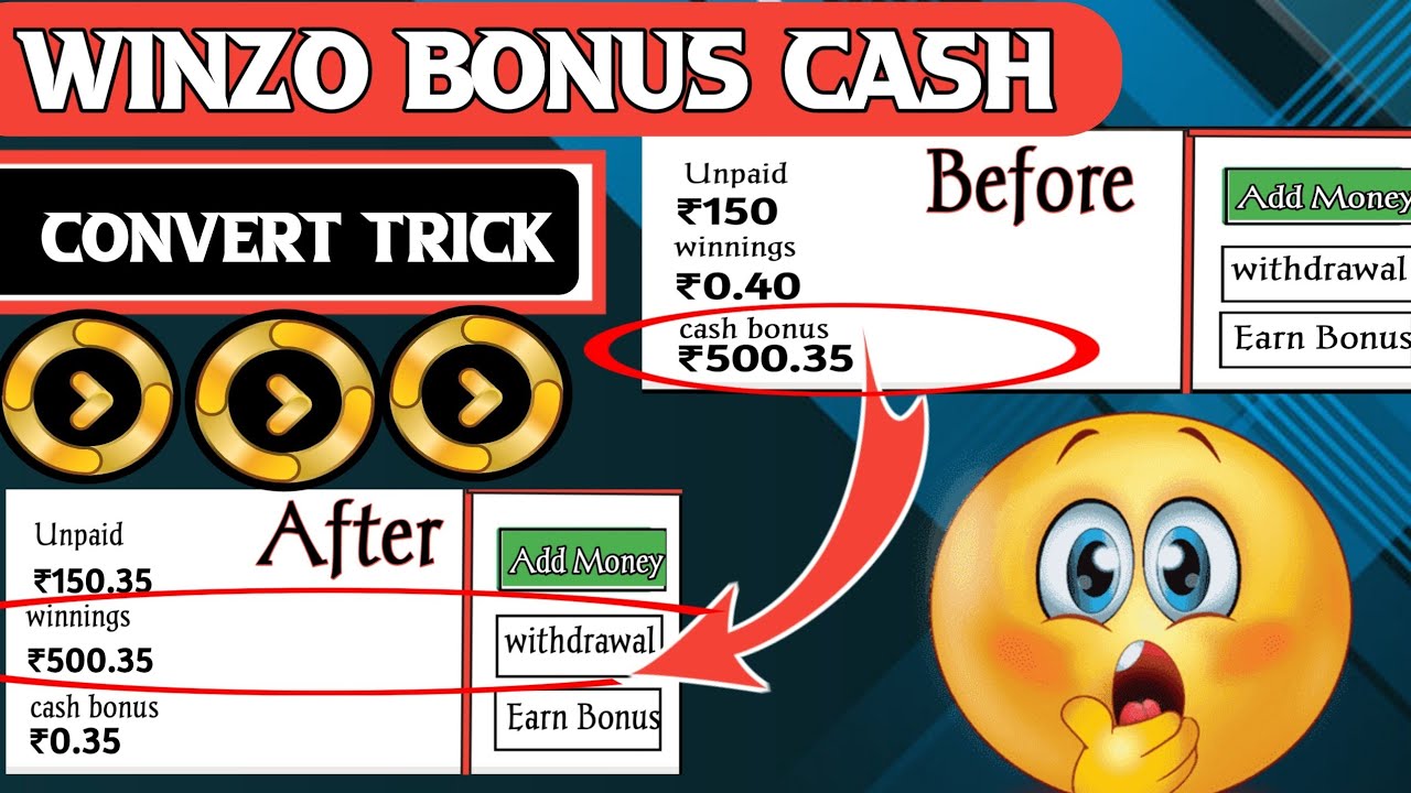 Winzo me bonus cash convert winning Trick|winzo bonus trick - YouTube