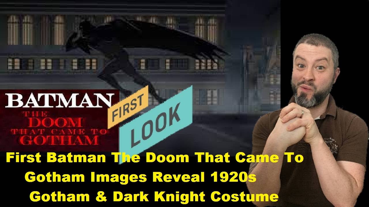 First Batman The Doom That Came to Gotham Images Reveal 1920s Gotham & Dark Knight Costume - YouTube