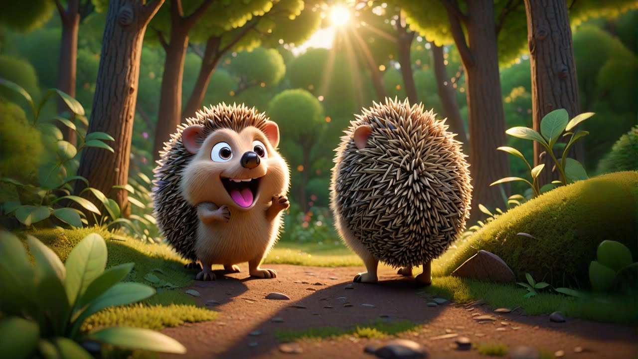 Four Hopping Hedgehogs Spin and Roll | Fun Animal Rhyme for Kids ...