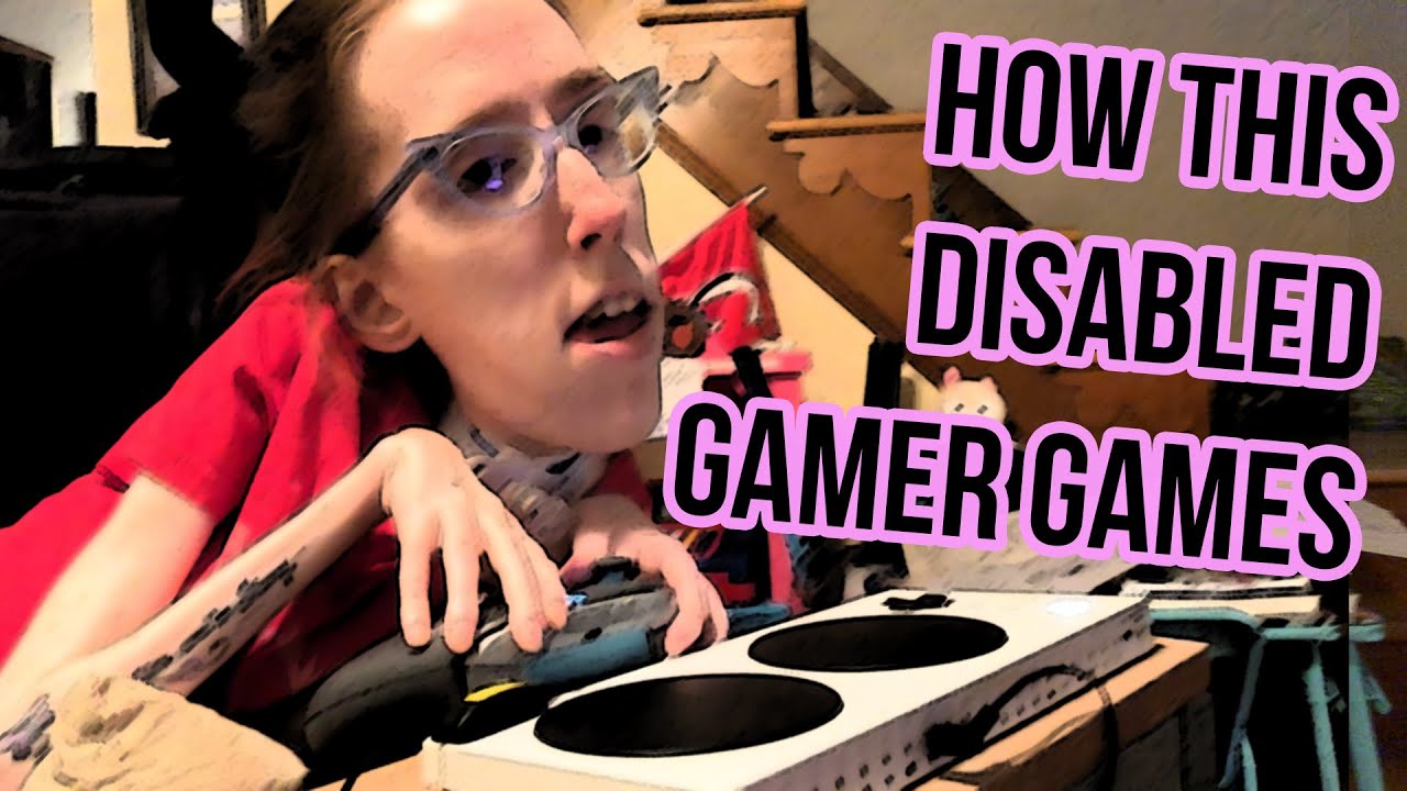 How This Disabled Gamer Games - The Geeky Gimp Vlog - YouTube