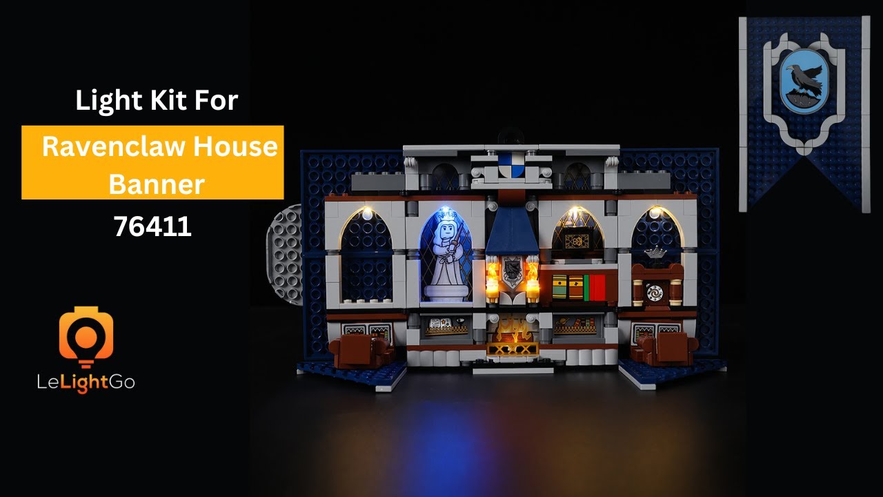 Classic Light Kit For LEGO Harry Potter Ravenclaw House Banner 76411 ...
