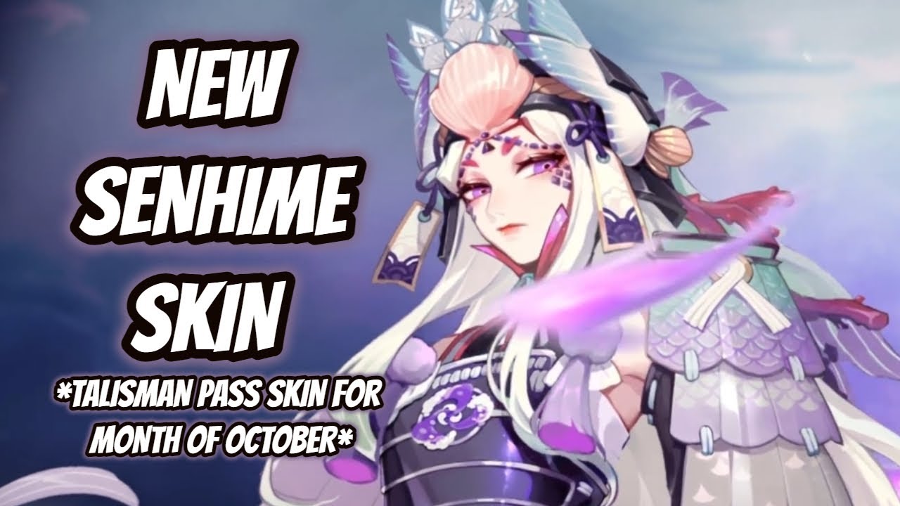 [ONMYOJI] NEW SSR SENHIME SKIN *TALISMAN PASS SKIN FOR THE MONTH OF ...