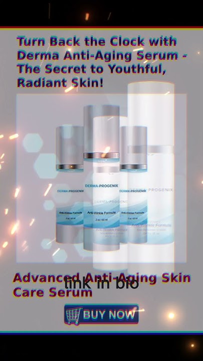 Derma Progenix Advanced Anti Aging Skincare Serum Youtube