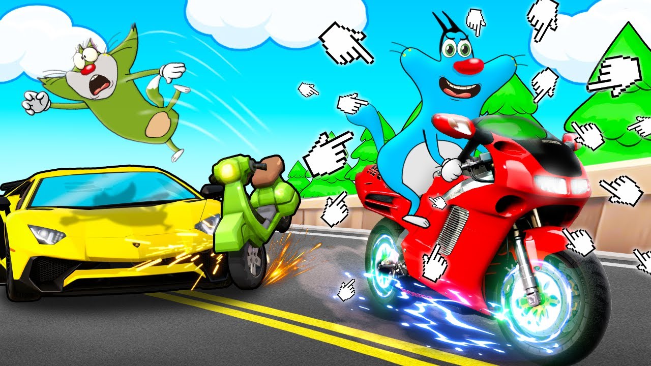 Roblox Oggy Unlocked New Police Bike In Motorcycle Mayhem - YouTube