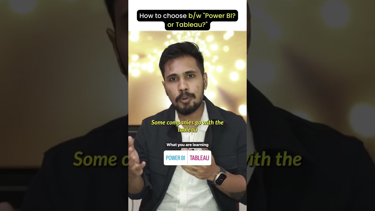 Power Bi Vs Tableau Which Is Best Power Bi Or Tableau Tutorial 8613