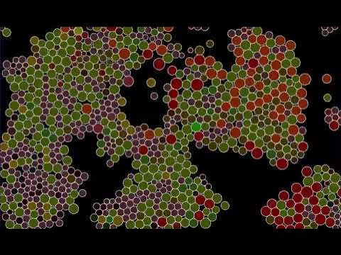 Predator and Prey | Evolving Cells | Space Particle Simulator - YouTube