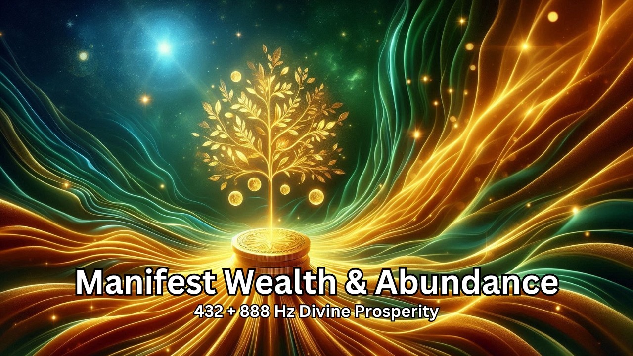 💰 Manifest Wealth & Abundance | 432 + 888 Hz Divine Prosperity - YouTube