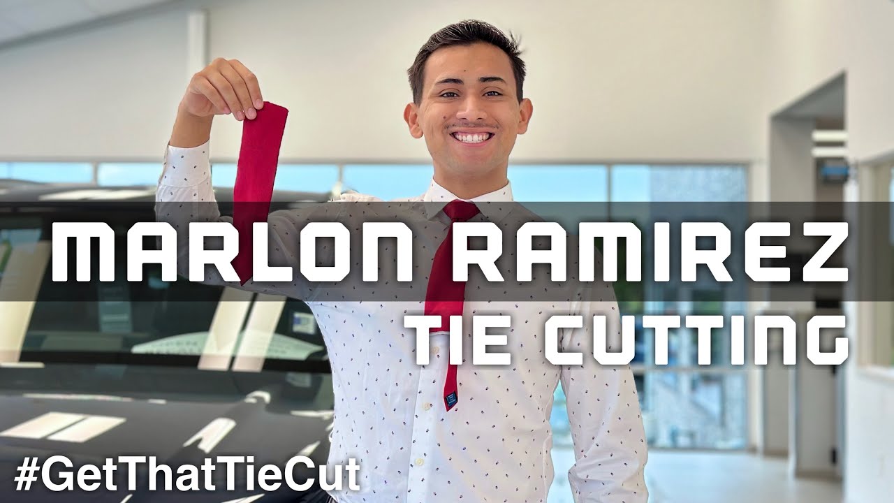 Marlon Ramirez | McCurley Mazda Tie Cutting - YouTube