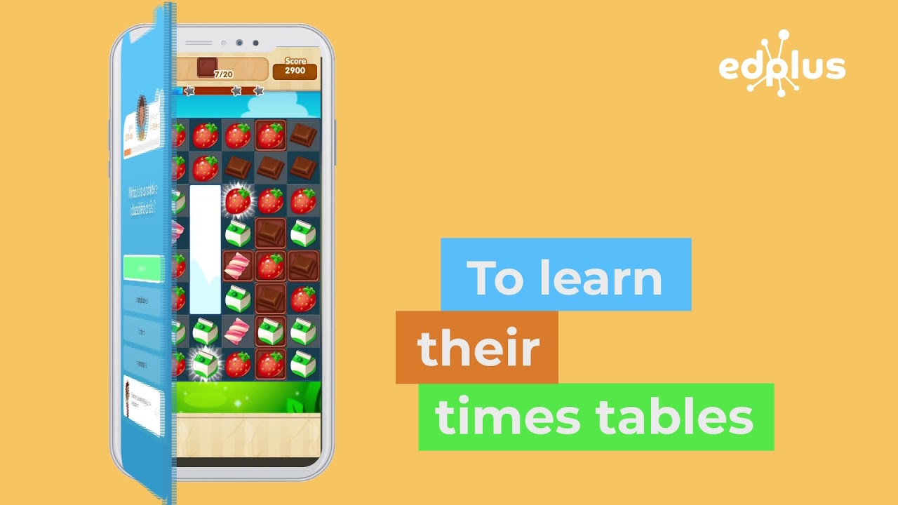 Match Shake (Edplus) - kids educational app - learn your times tables for free - YouTube