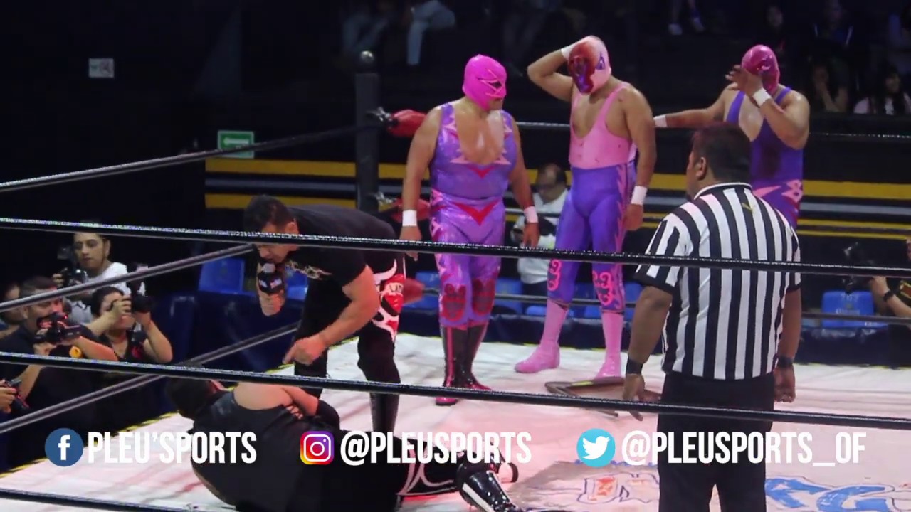 VILLANO IV,VILLANO V JR Y ROKAMBOLE VS MASCARA AÑO 2000JR,CAPO DEL SUR ...