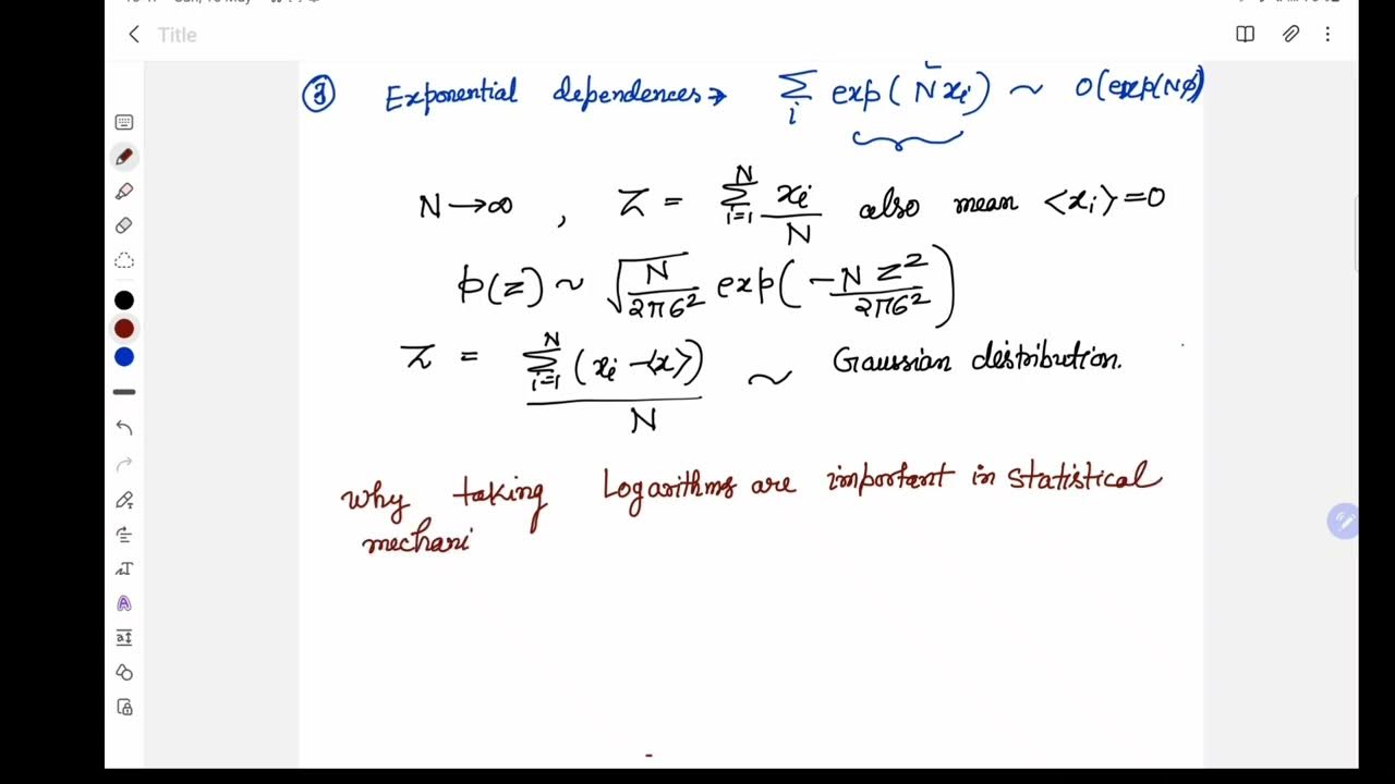 Saddle point integration and Stirling's approximation - YouTube