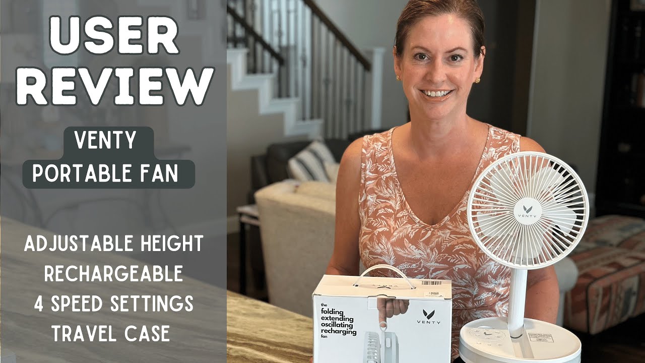 How the Venty Portable Fan Works and Why People Love it - YouTube