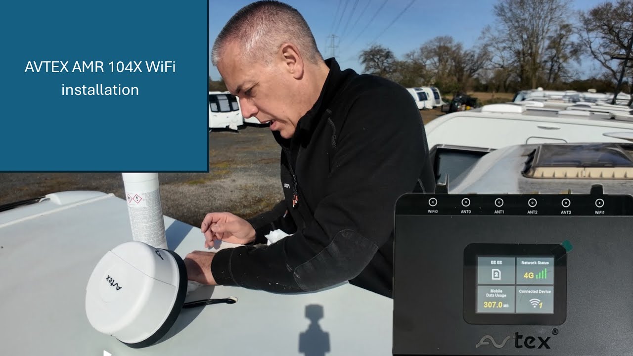 AVTEX AMR104X WiFi installation - YouTube