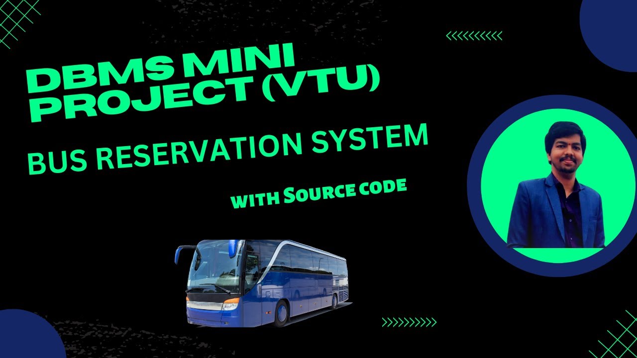 Bus Reservation Sytem Vtu Dbms Mini Project Demo Youtube