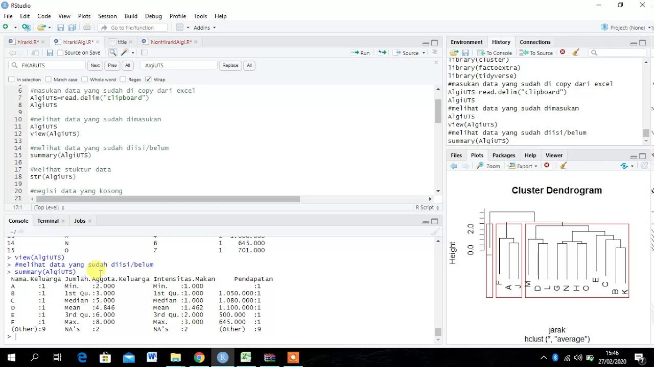 Pengolahan Data R-Studio -Hirarki - YouTube