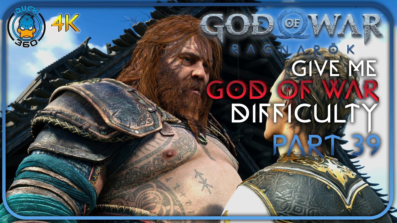 God of War Difficulty | GoW Ragnarok Walkthrough 39 | PS5 4K Quality ...